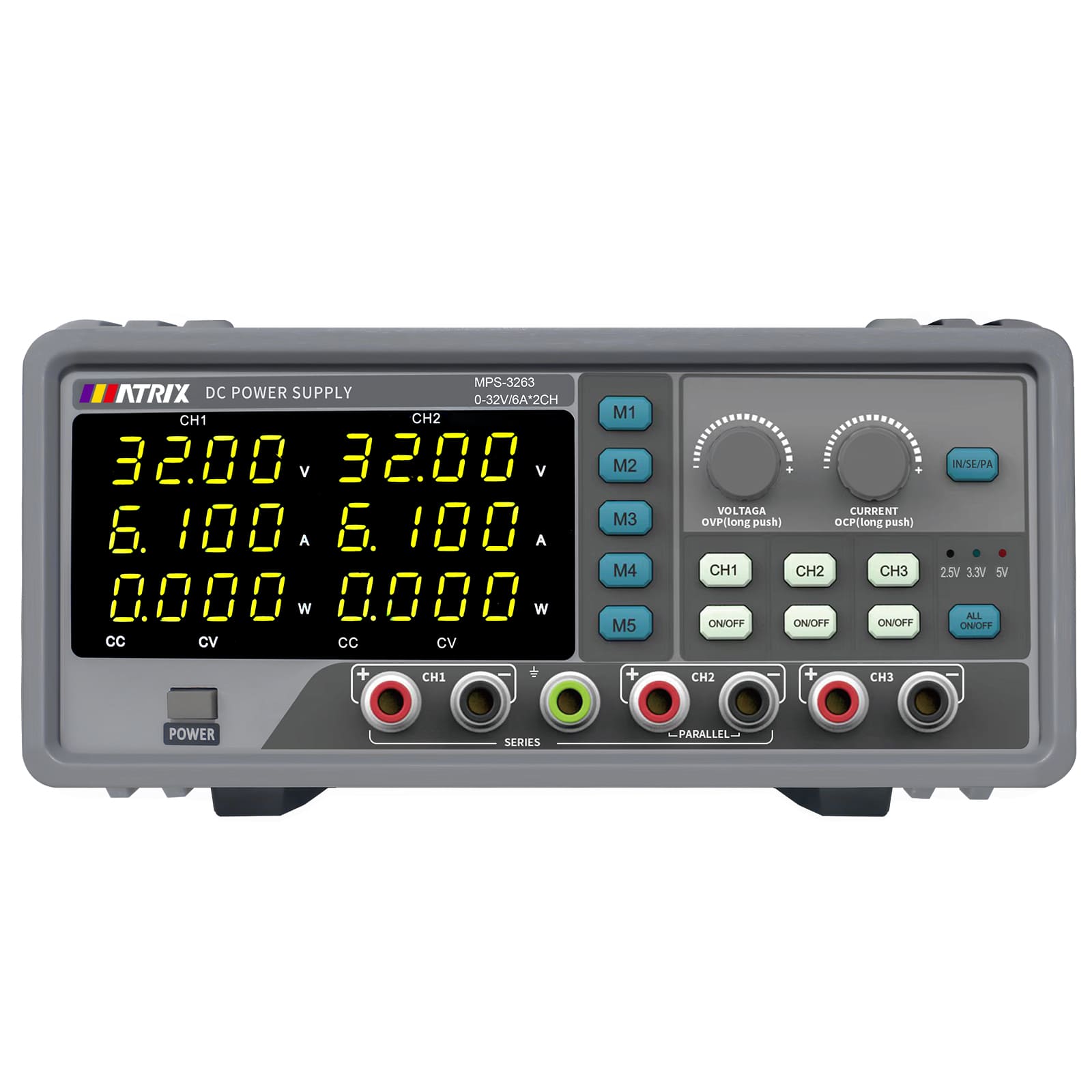 MPS-3260 Series Multi-Channel DC Power Supplies - Leading DC AC Power ...